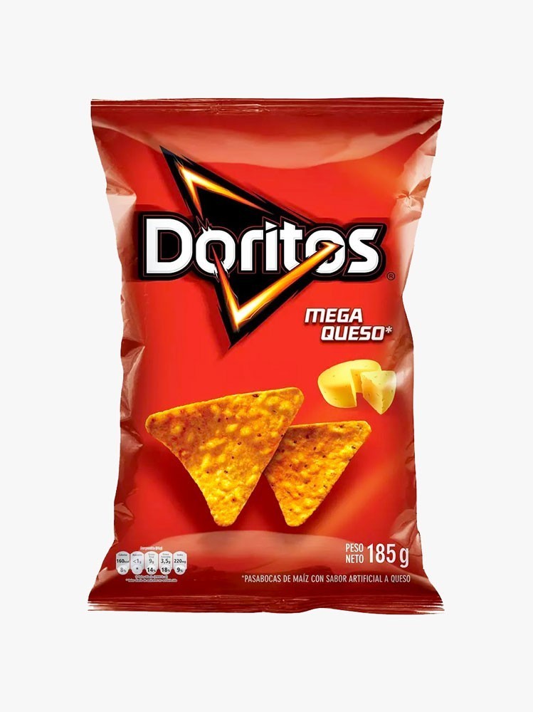 DORITOS FRITO LAY MEGA QUESO *185 GR