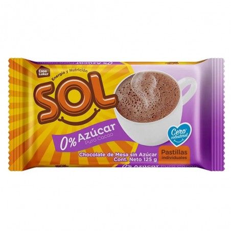 CHOCOLATE SOL AMARGO S/A *125 GR