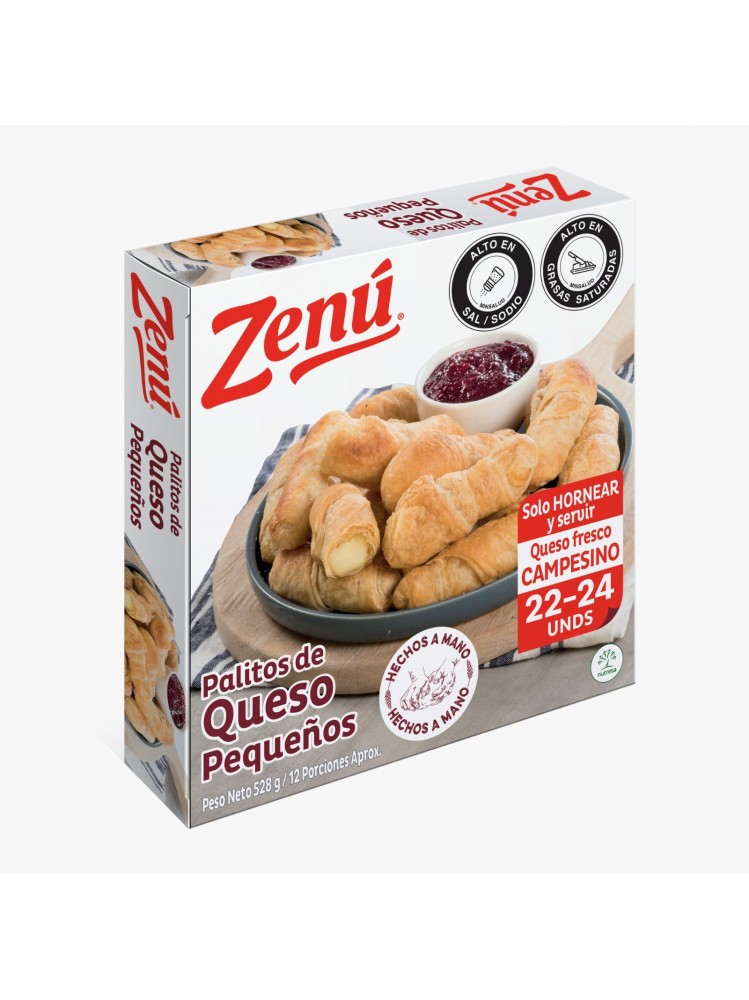 PALITOS DE QUESO ZENU*528GR*24UND
